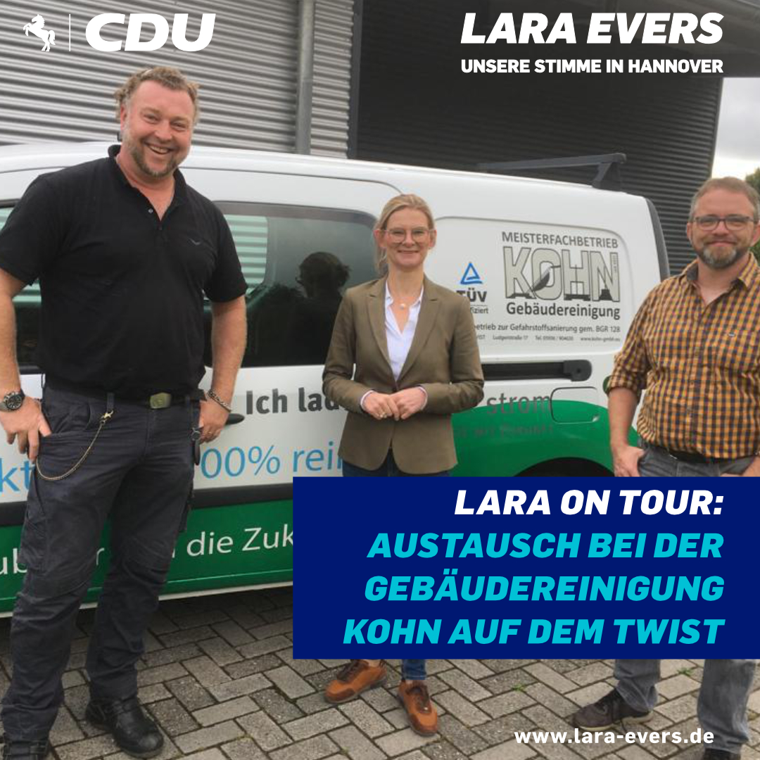 Besuch der Gebäudereinigung Kohn - Lara Evers