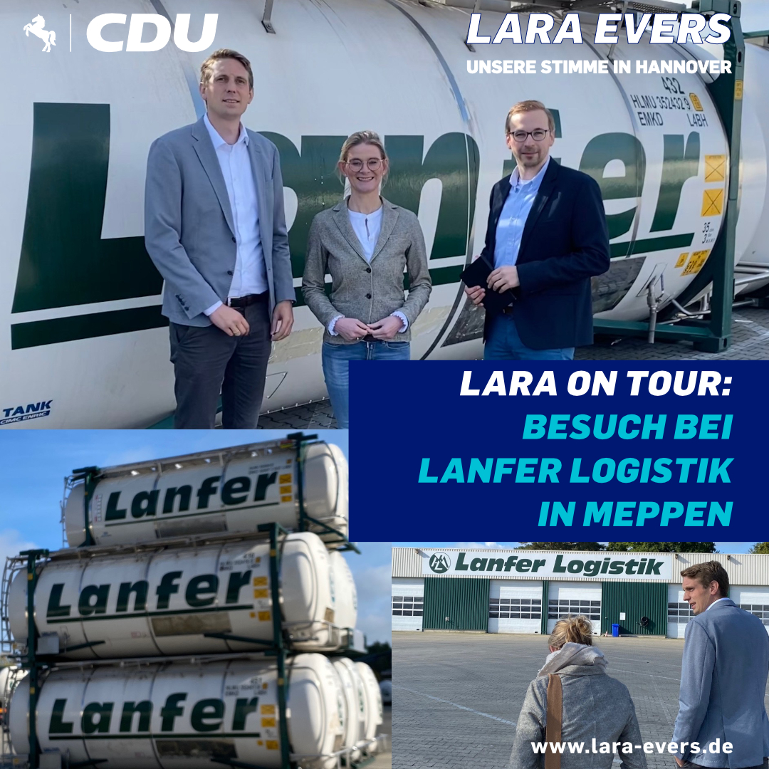 Besuch bei Lanfer Logistik - Lara Evers